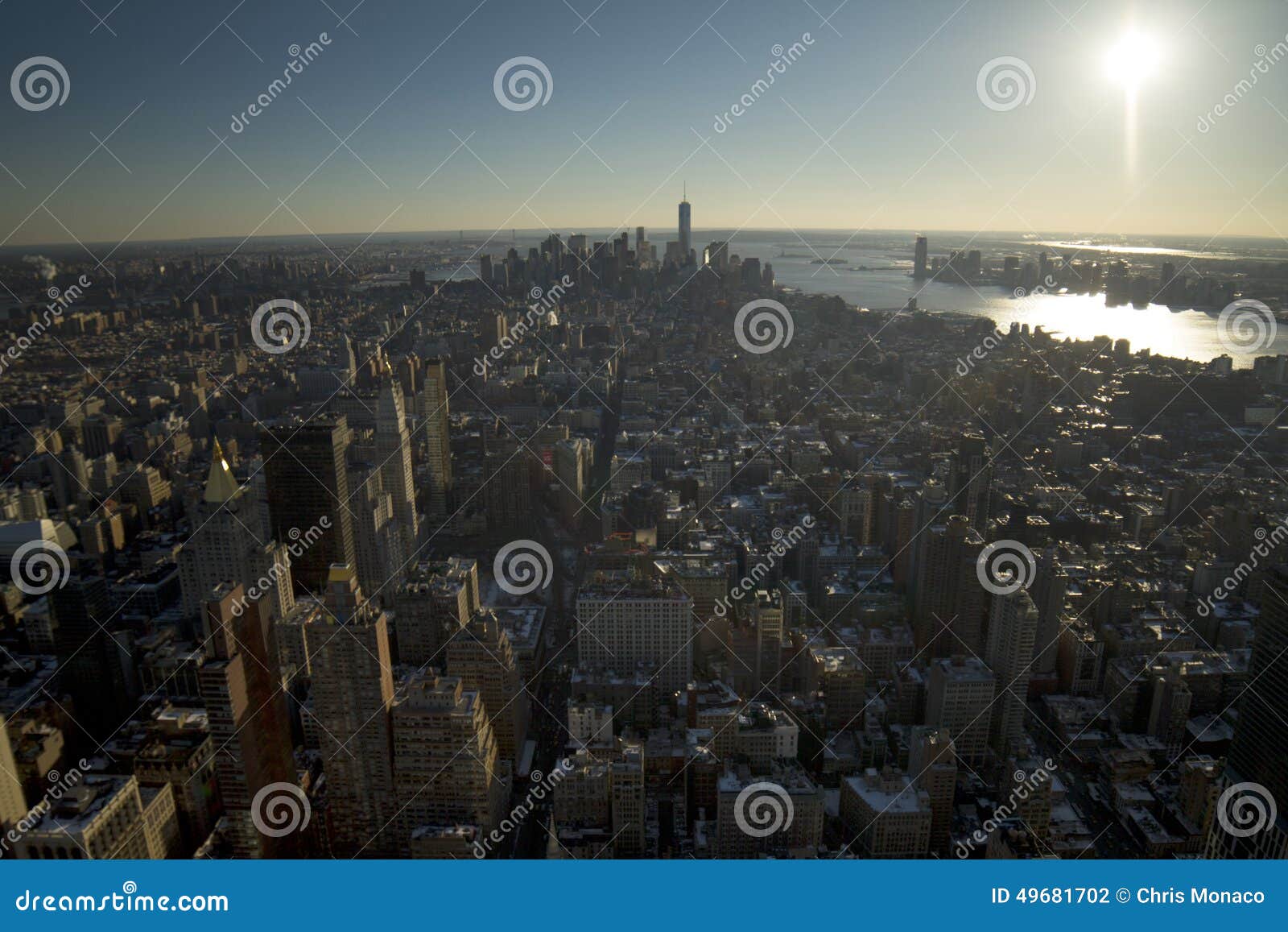 New York City south view stock photo. Image of america - 49681702