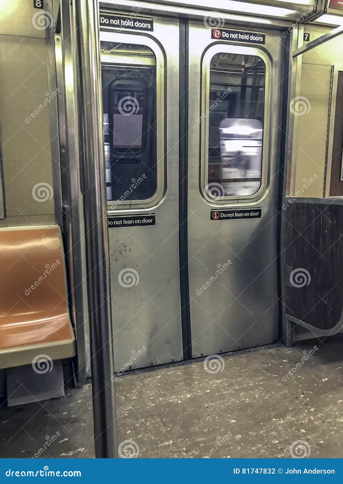 New York City Subway stock photo. Image of inside, transit - 81747832