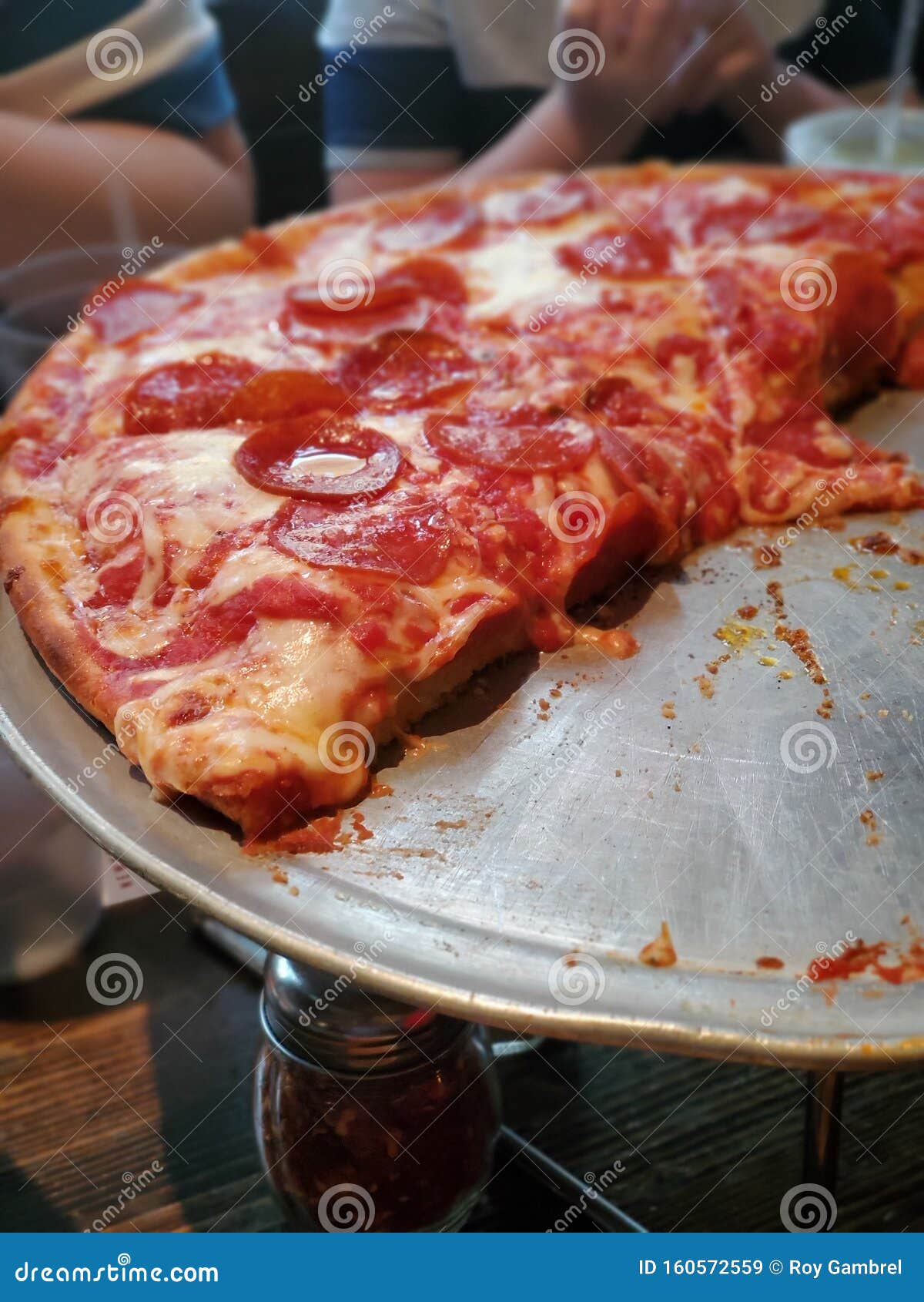 New York Deep Dish Pizza stock image. Image of york - 160572559