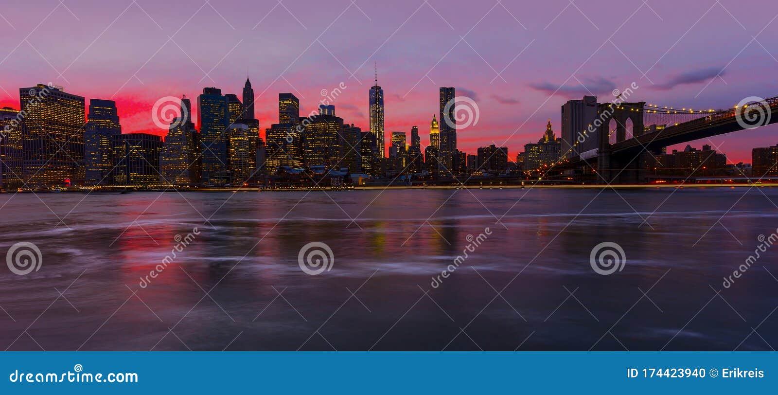 New York - horizon photo stock. Image du architecture - 174423940
