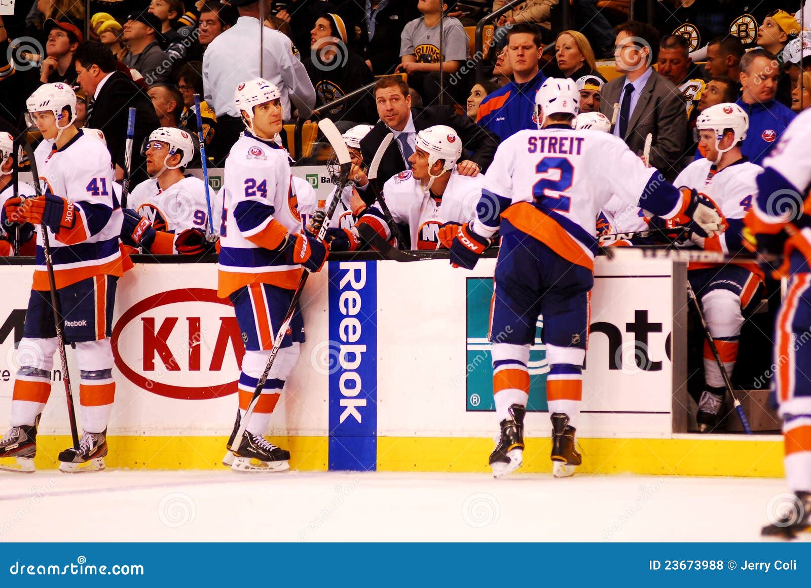 New York Islanders-Bank redaktionelles stockfoto. Bild von mannschaft ...