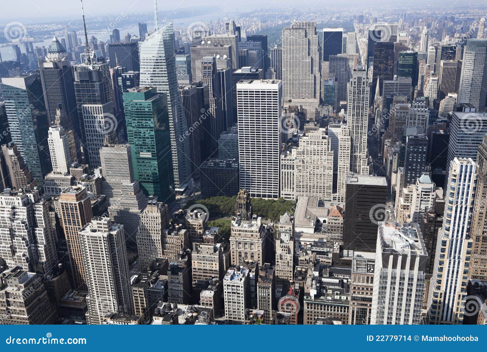 New York: Manhattan Cityscape Stock Photo - Image of view, streets ...