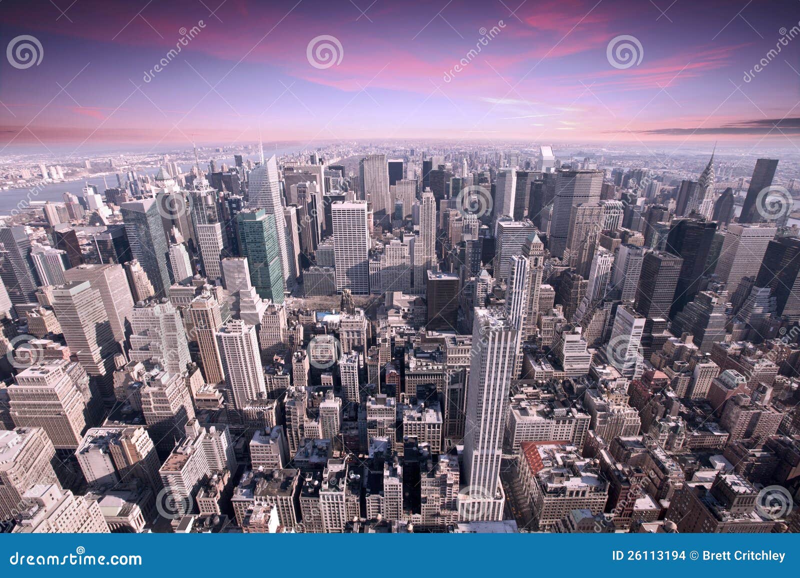 New York Manhattan sunset stock photo. Image of manhattan - 26113194