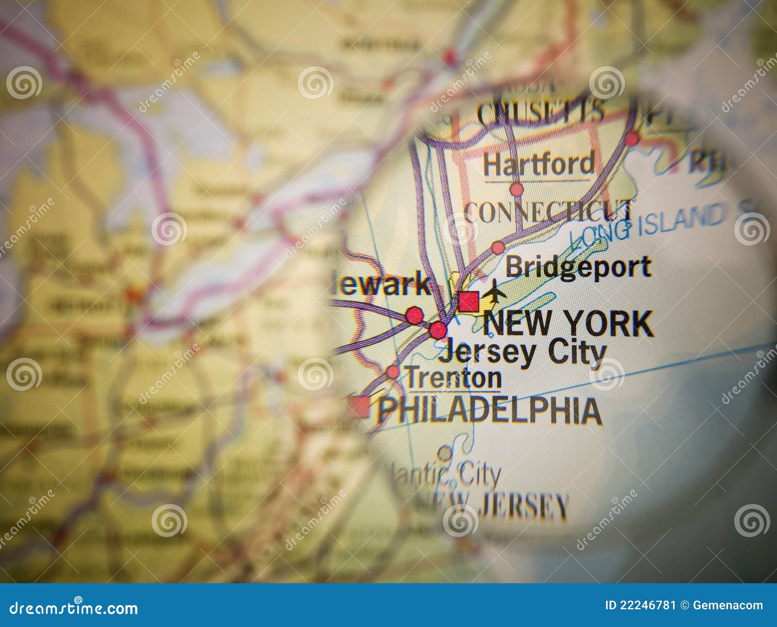 New York City On World Map