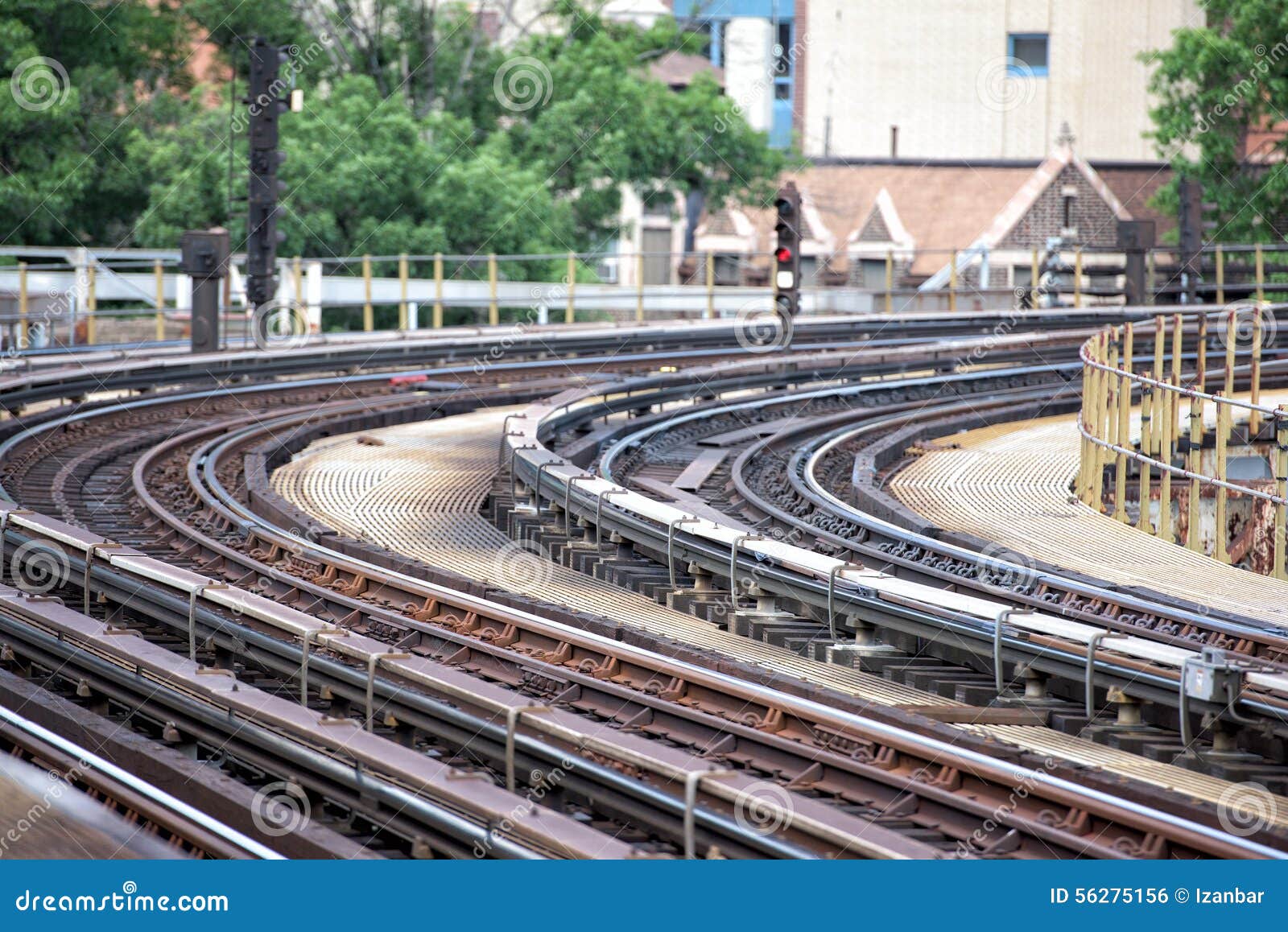 New York Metro Train Tracks Stock Photo - Image of railroad, motion ...