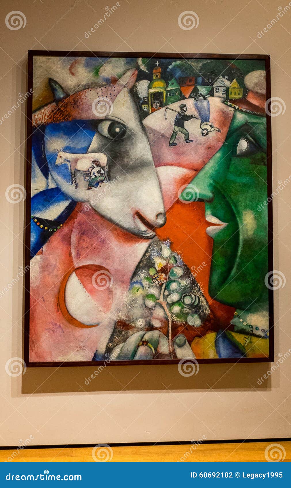 New York MOMA Marc Chagall fotografia editoriale. Immagine di ...