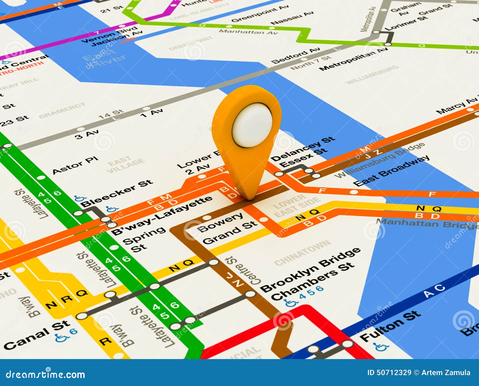 New York Navigation Subway Map Stock Illustration - Illustration of ...