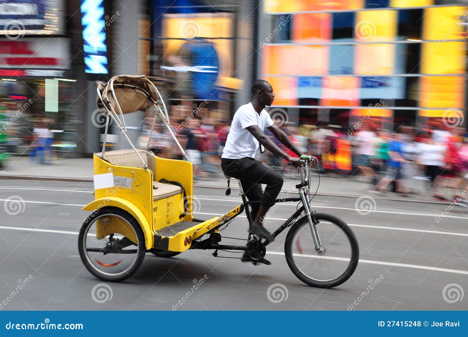 New York Pedicab editorial stock photo. Image of times - 27415248