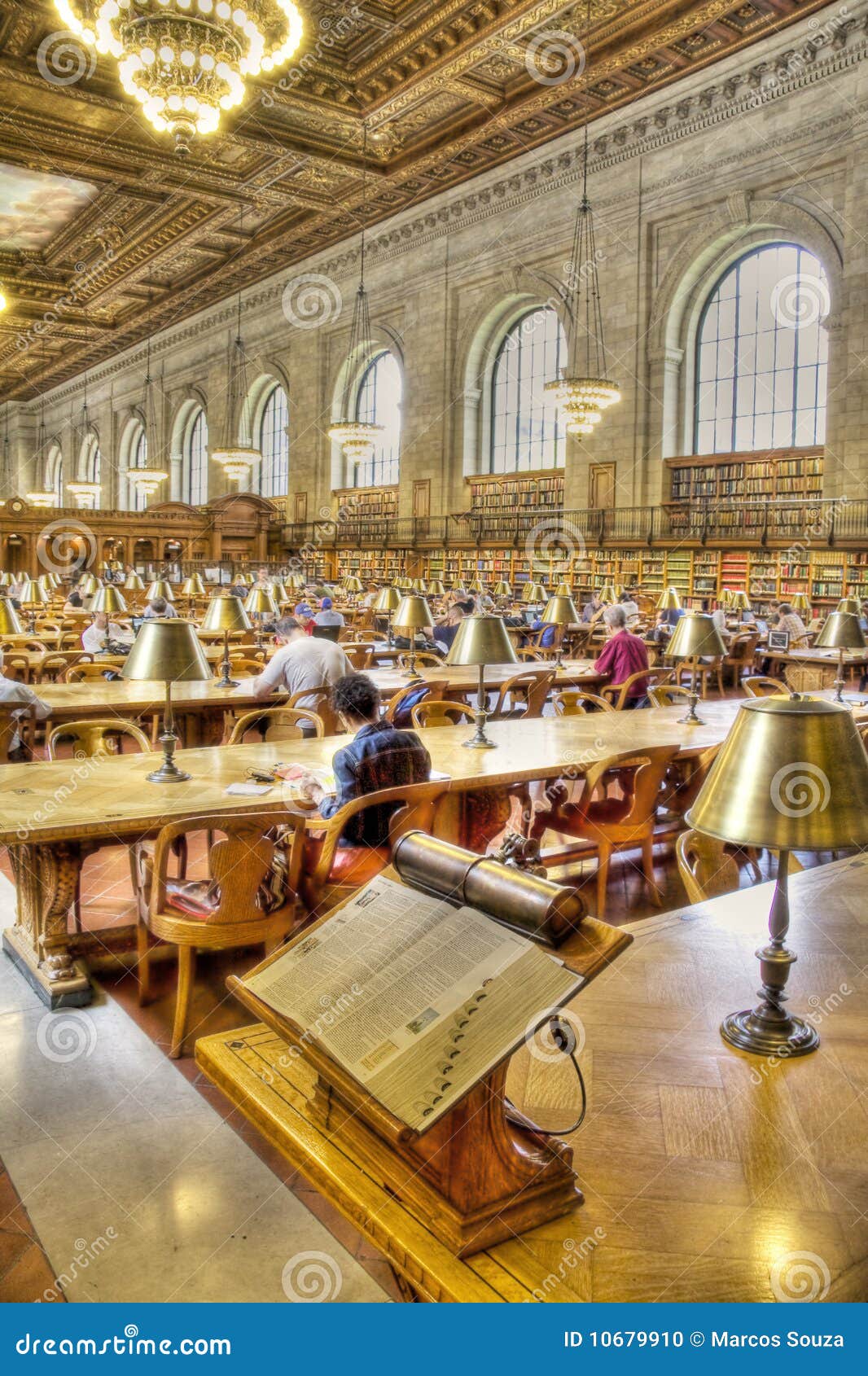 New York Public Library editorial image. Image of study - 10679910