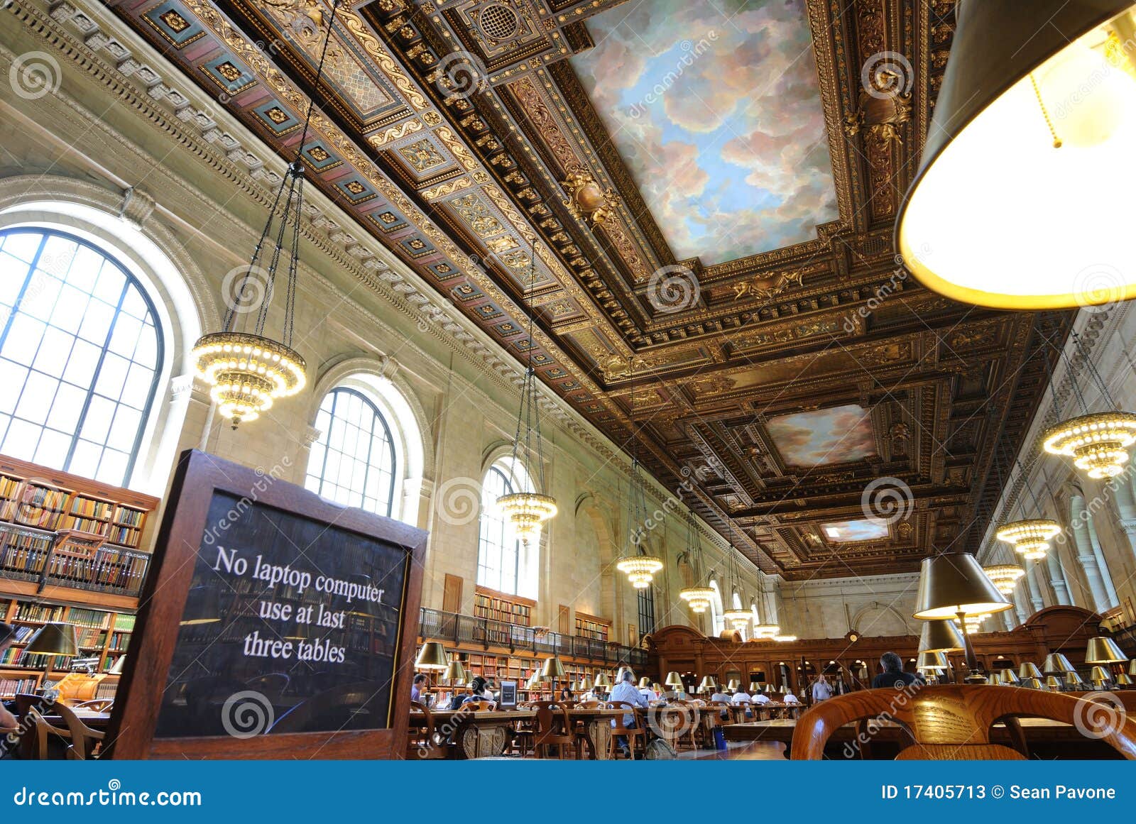 New York Public Library editorial stock photo. Image of manhattan ...