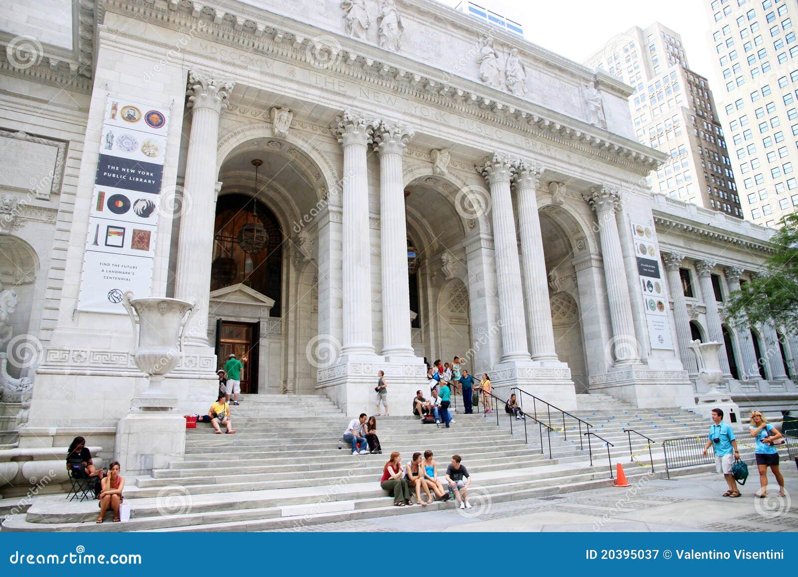 New York Public Library editorial photography. Image of steps - 20395037