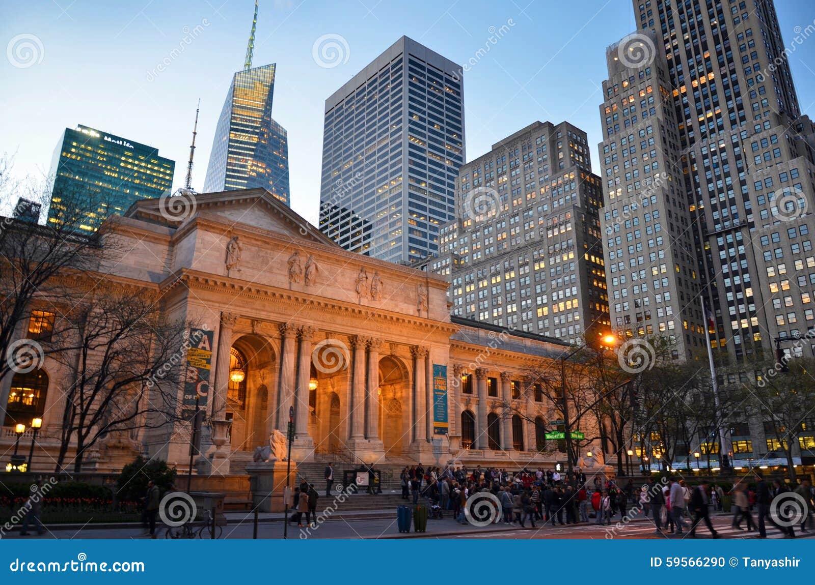 New York Public Library editorial image. Image of cityscape - 59566290