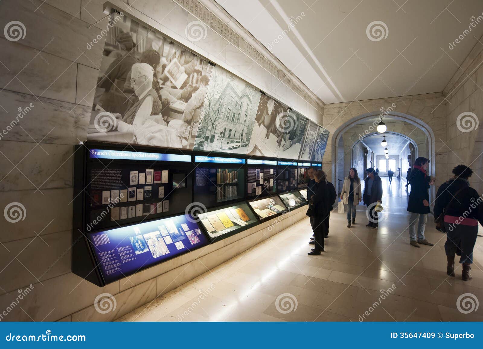 The New York Public Library Interior Editorial Stock Image - Image of ...