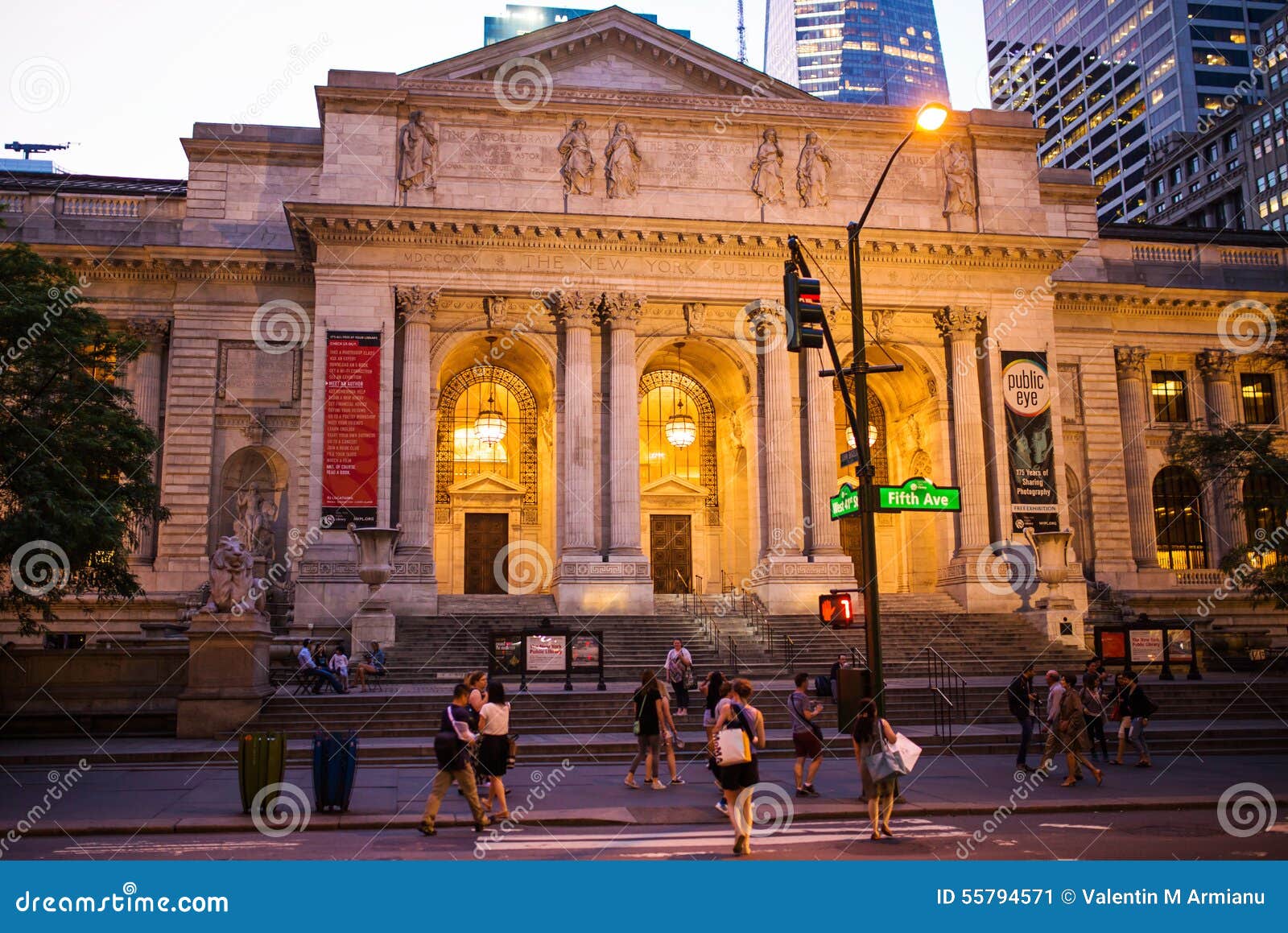 New York Public Library editorial photo. Image of public - 55794571