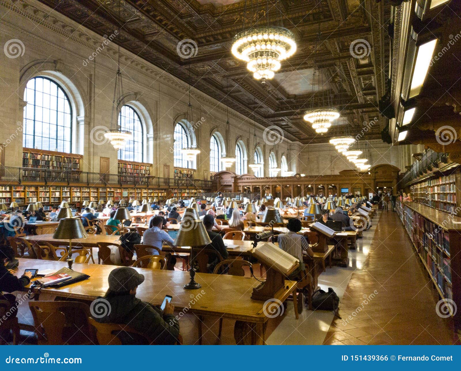 The New York Public Library Editorial Photo - Image of entrance ...