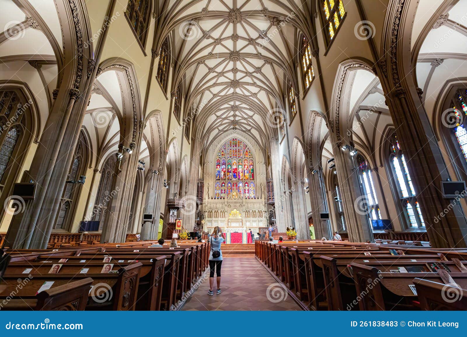 Interior View of the Trinity Church Editorial Stock Photo - Image of ...