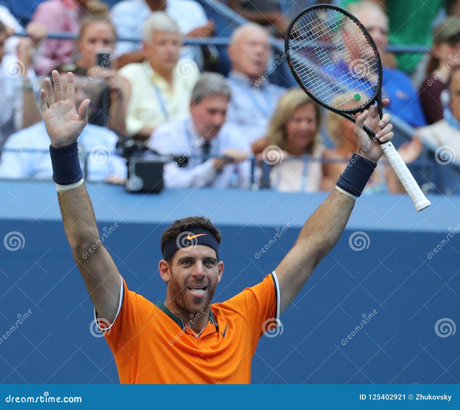 Grand Slam Champion Juan Martin Del Potro Of Argentina Celebrates