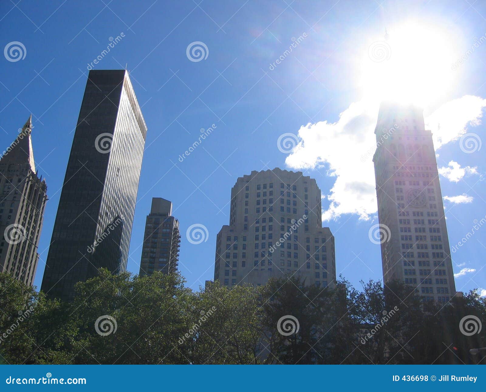 New York Sky Scrapers stock photo. Image of scrapers, tall - 436698