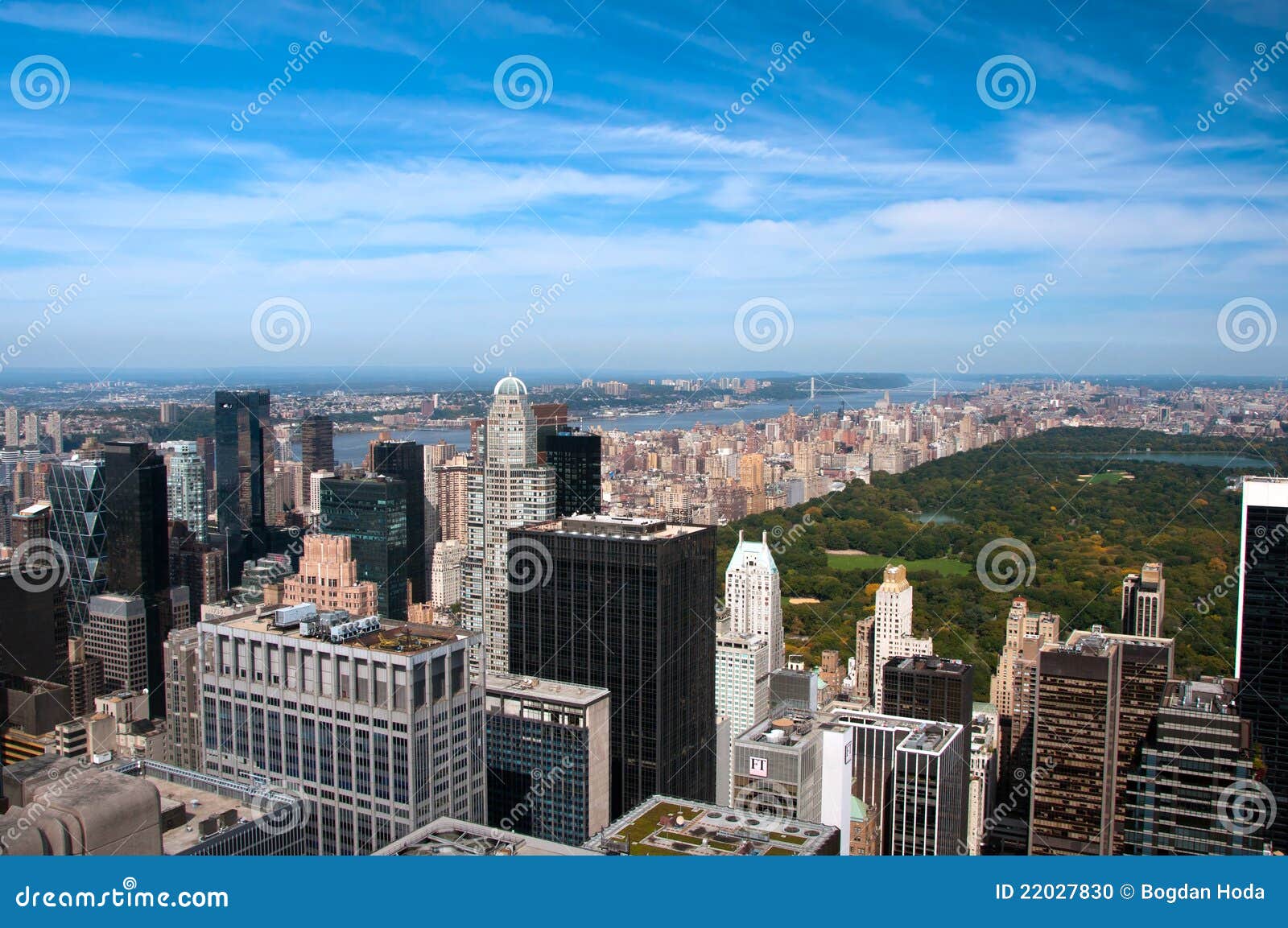 New York Skyline on a Sunny Day, Central Park View Editorial Image ...