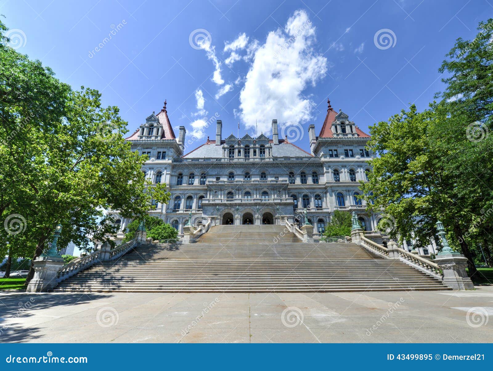 New York State Capitol Building, Albany Stock Image - Image of capitol ...