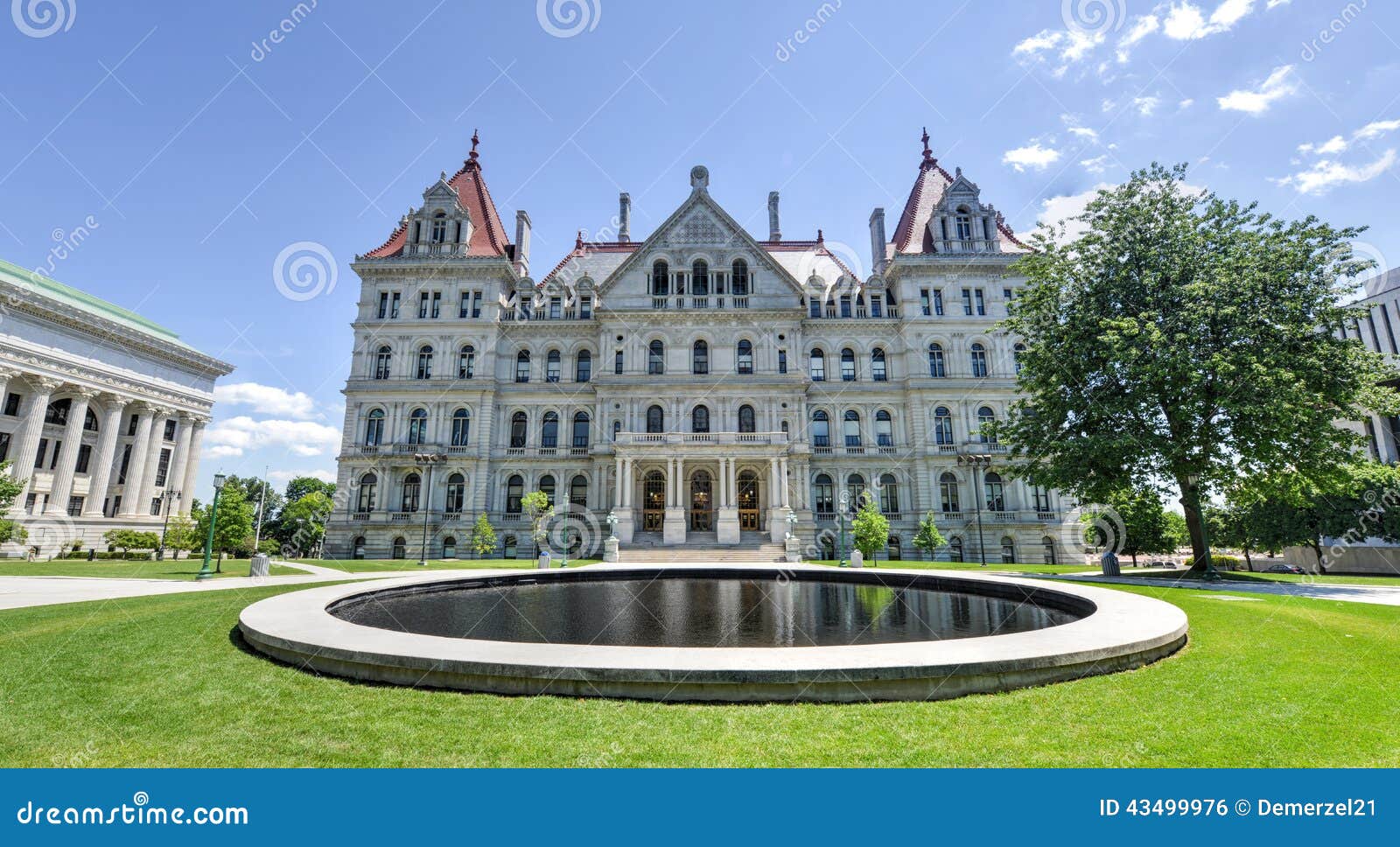 New York State Capitol Building, Albany Stock Photo - Image of ...