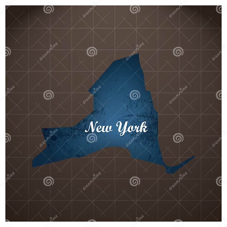 New York State Map. Vector Illustration Decorative Design Stock Vector ...