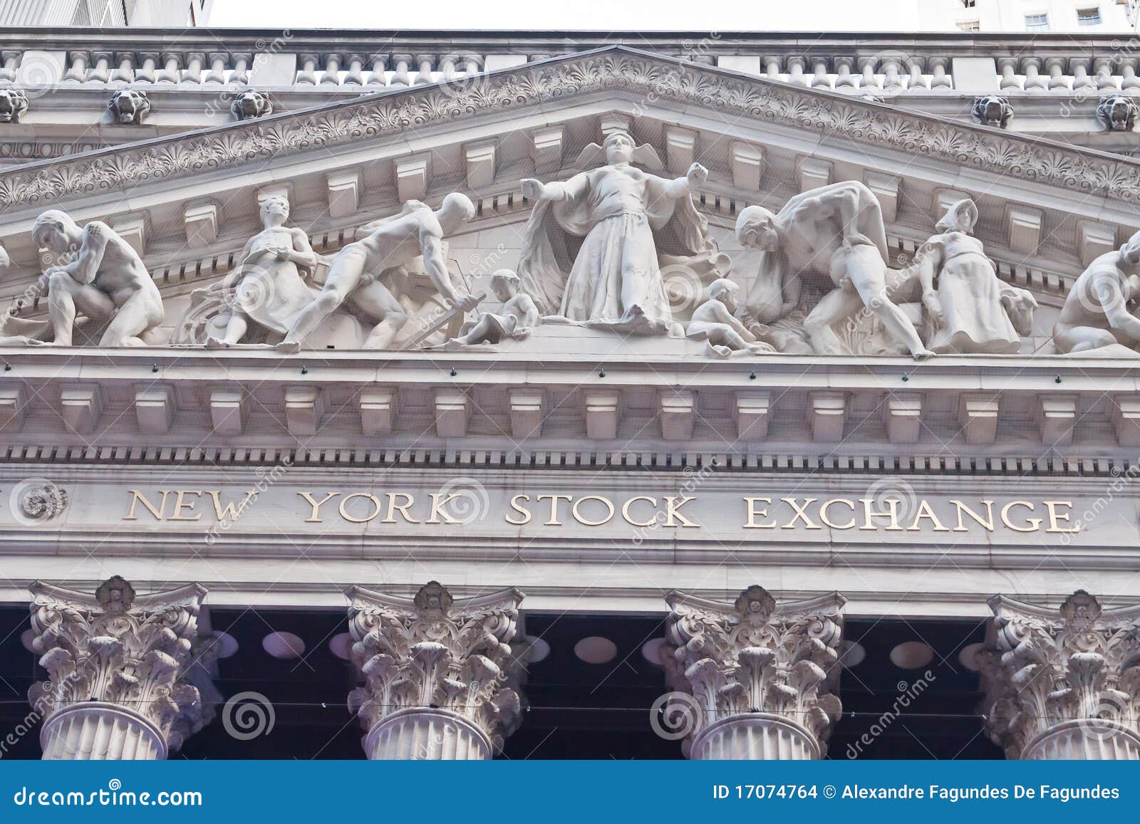 New York Stock Exchange editorial stock image. Image of sculptures ...