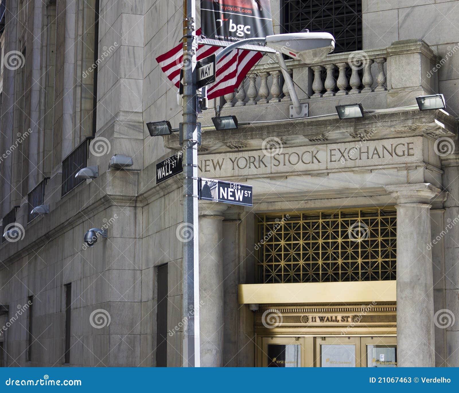 New York Stock Exchange Wall St Editorial Stock Photo - Image of trade ...