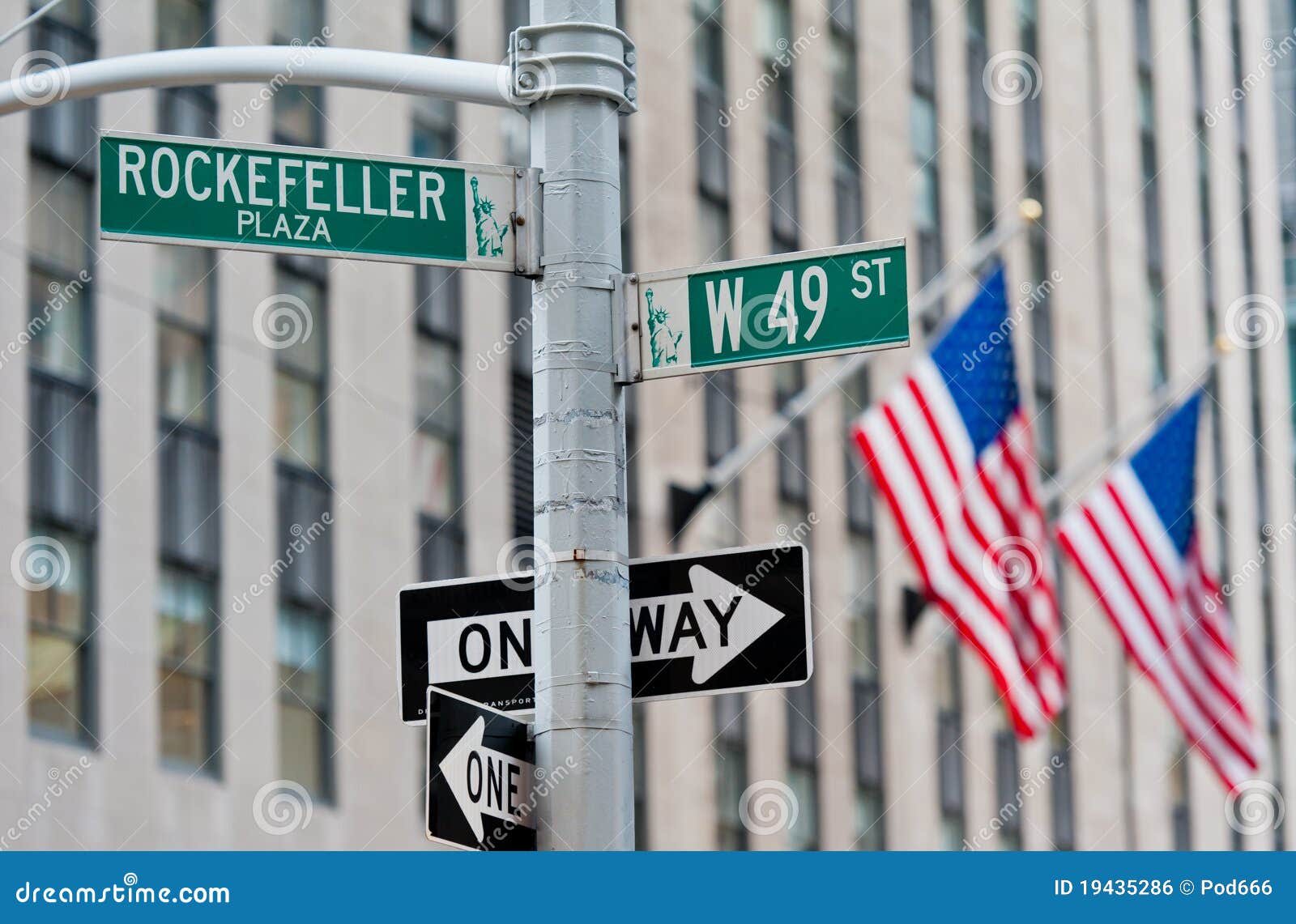 New York street sign stock photo. Image of direction - 19435286