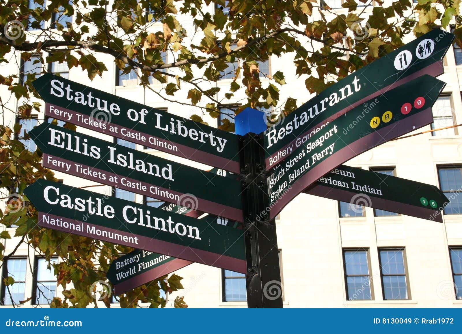 New York street sign stock image. Image of island, city - 8130049