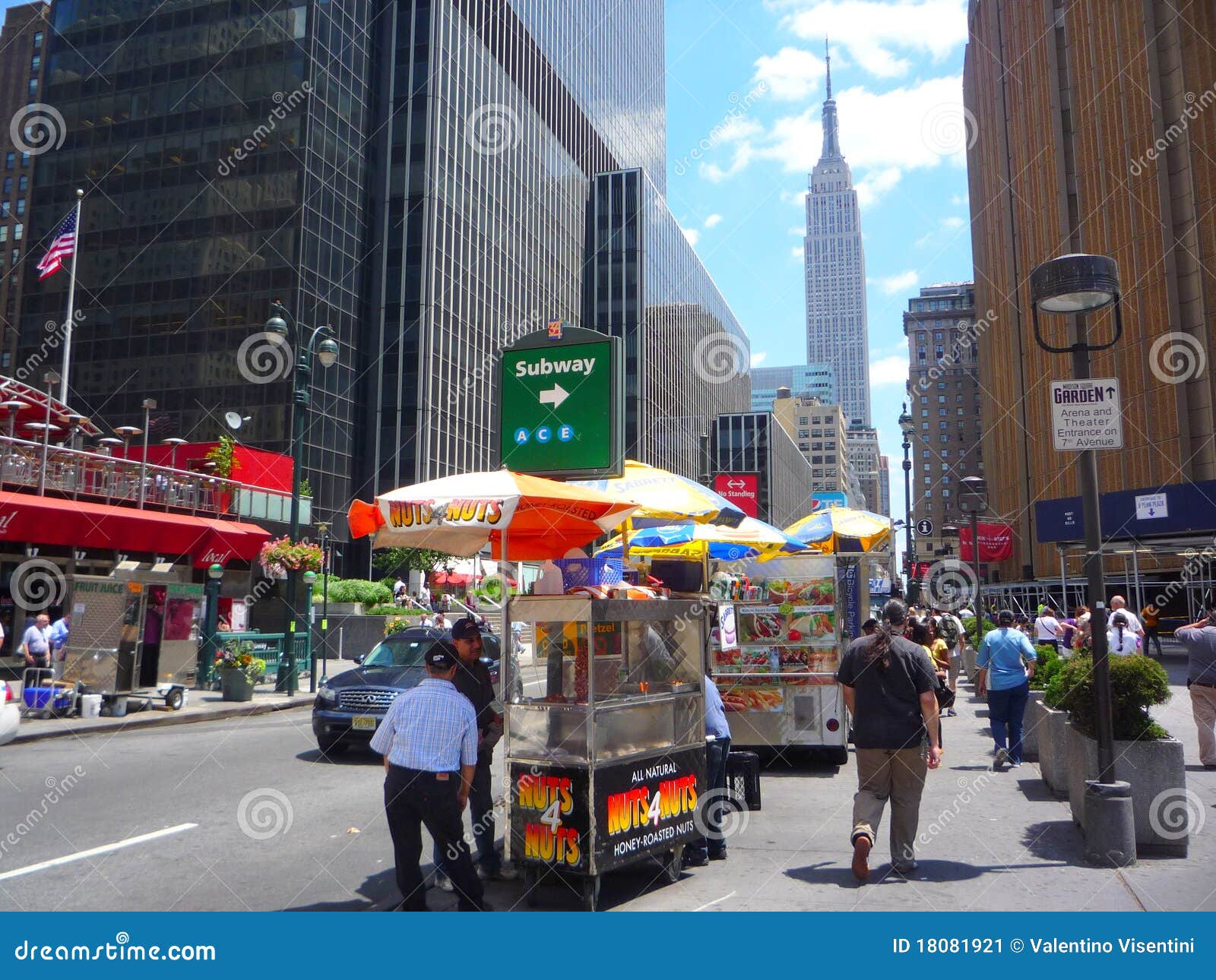 New York Streets editorial photo. Image of north, downtown - 18081921