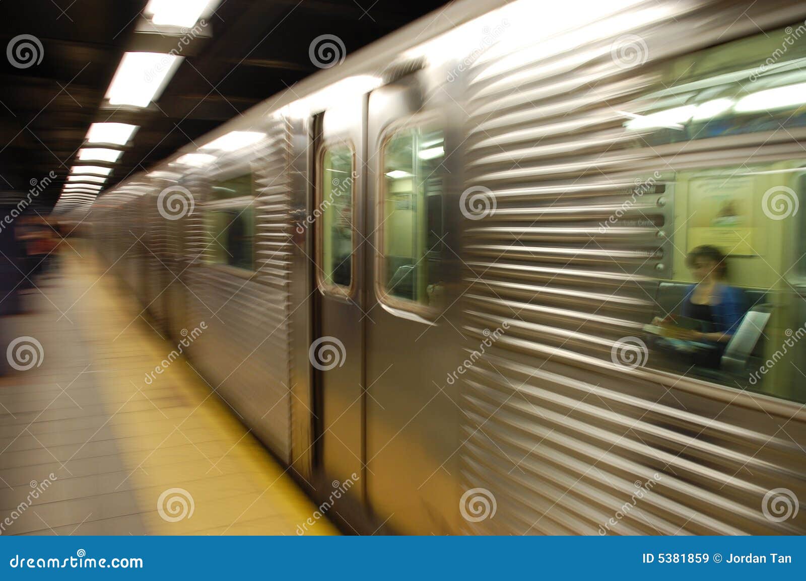 New York subway stock image. Image of train, metro, transport - 5381859
