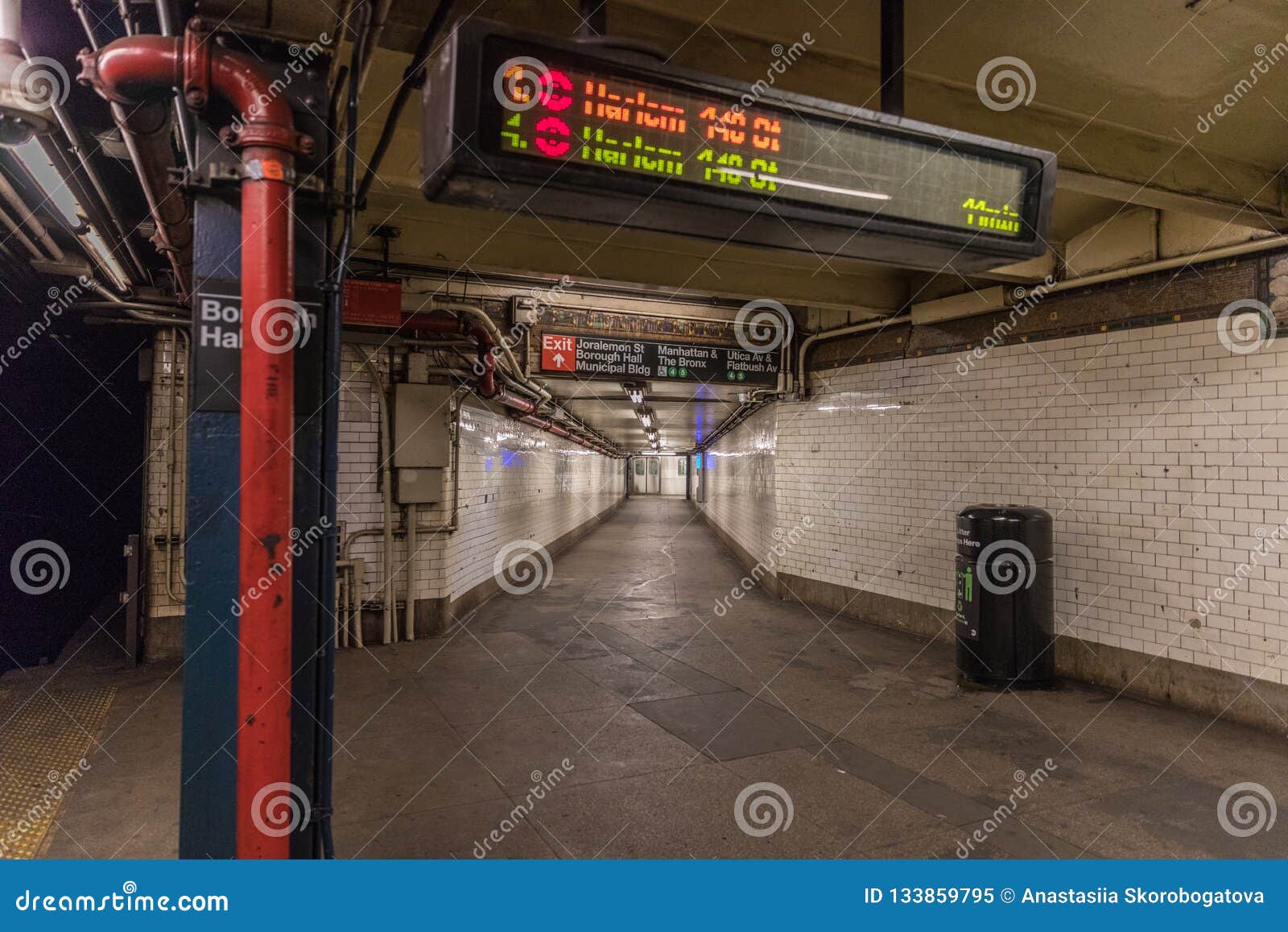 New York subway. Manhattan stock image. Image of sign - 133859795