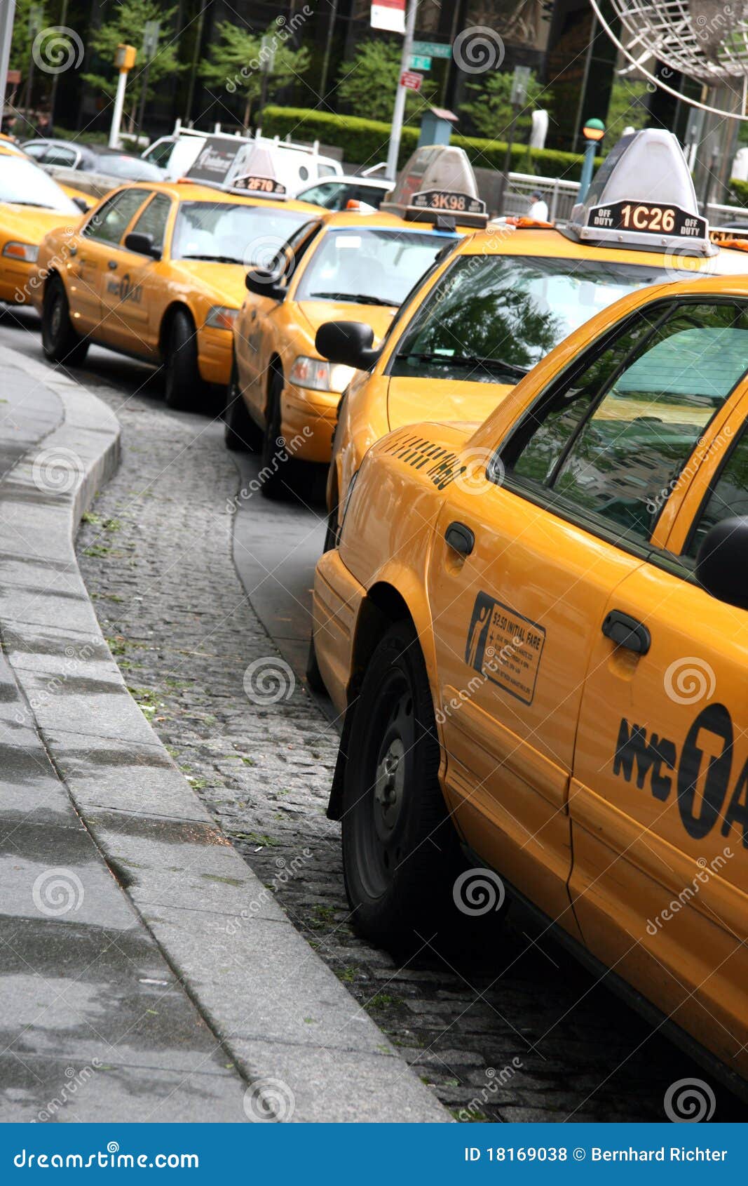 New York taxi cabs editorial stock photo. Image of road - 18169038