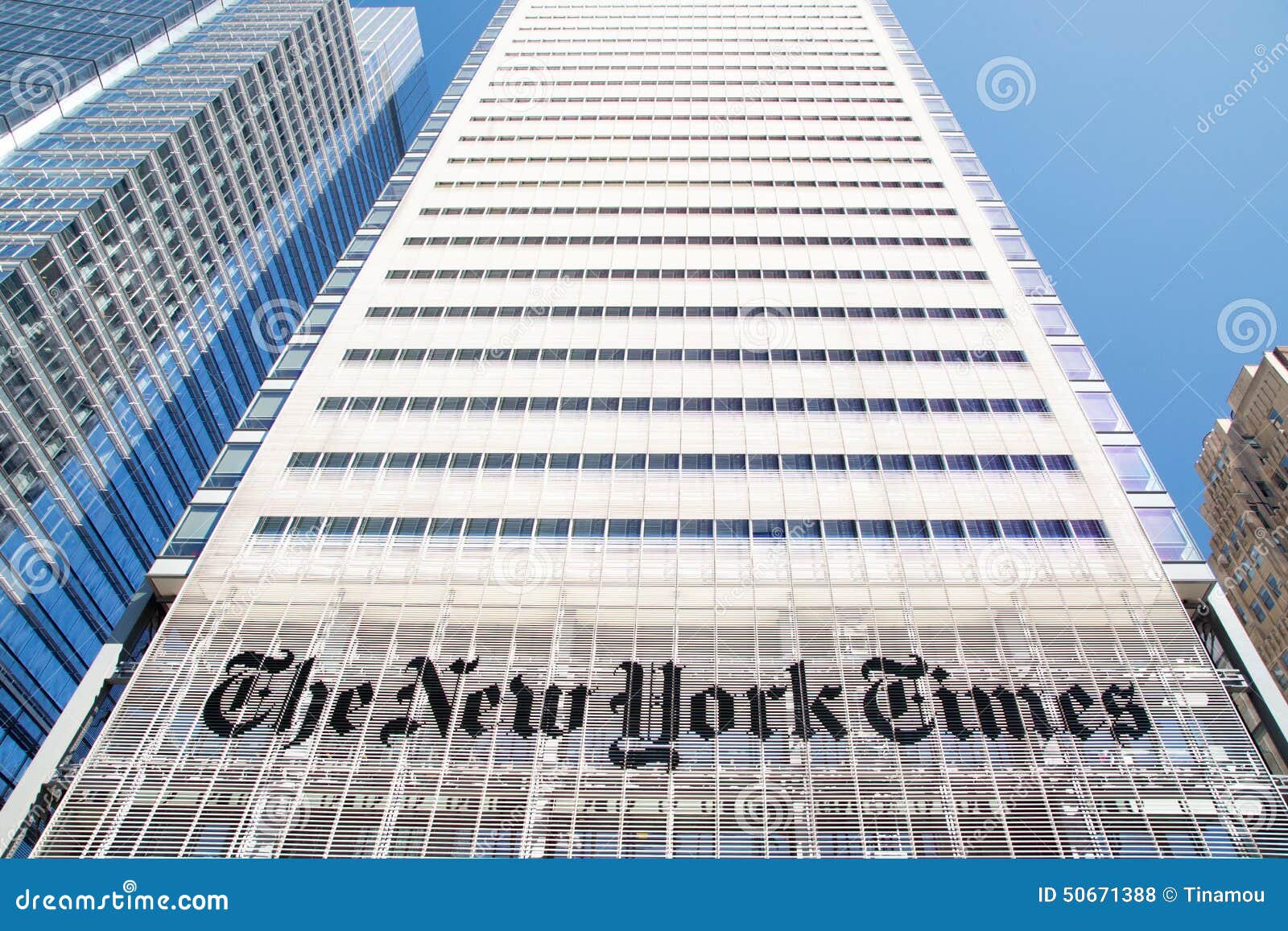 The New York Times Building Editorial Stock Photo - Image of media ...