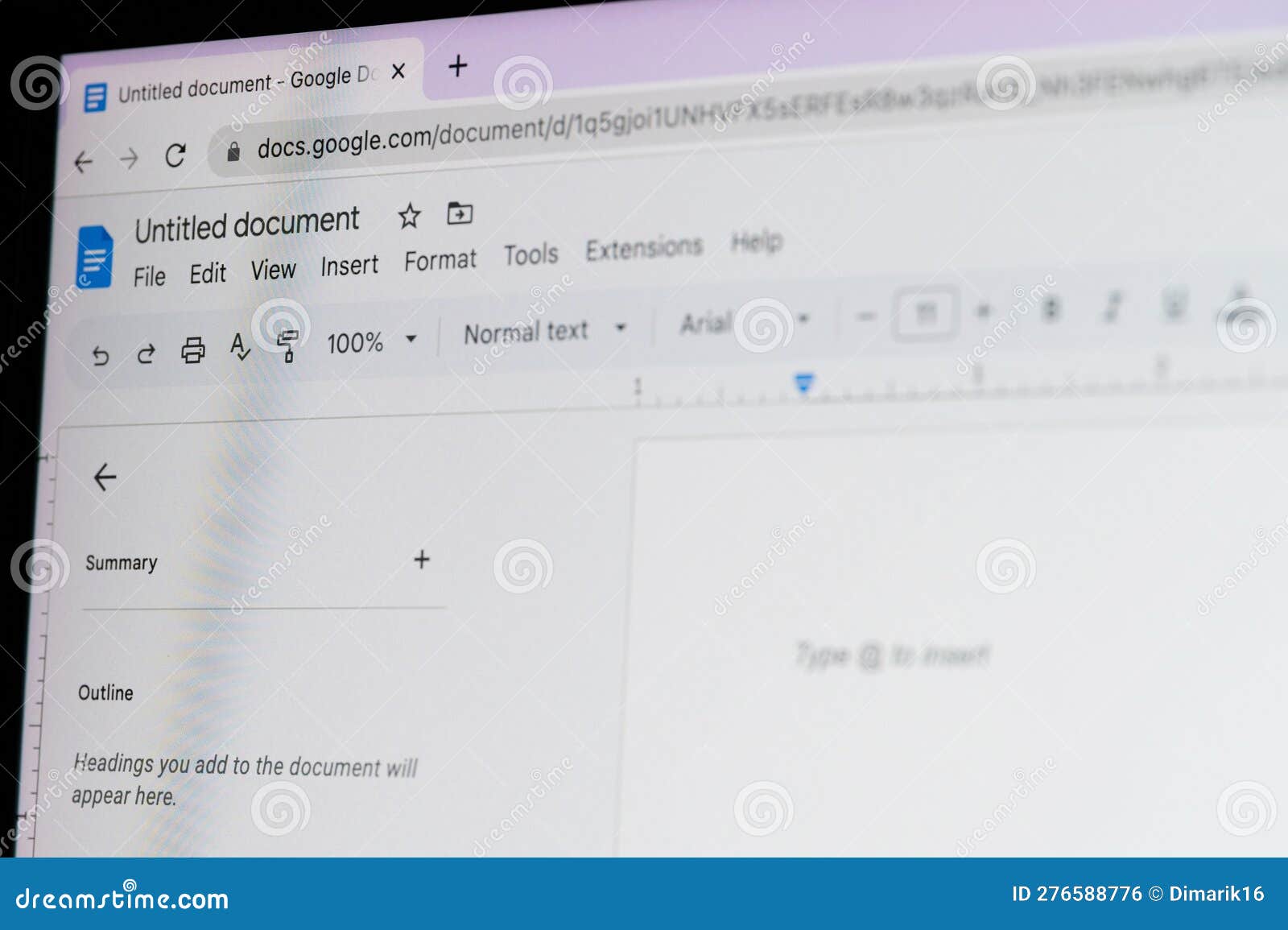 New Text Document in Google Docs Editorial Photo - Image of platform ...