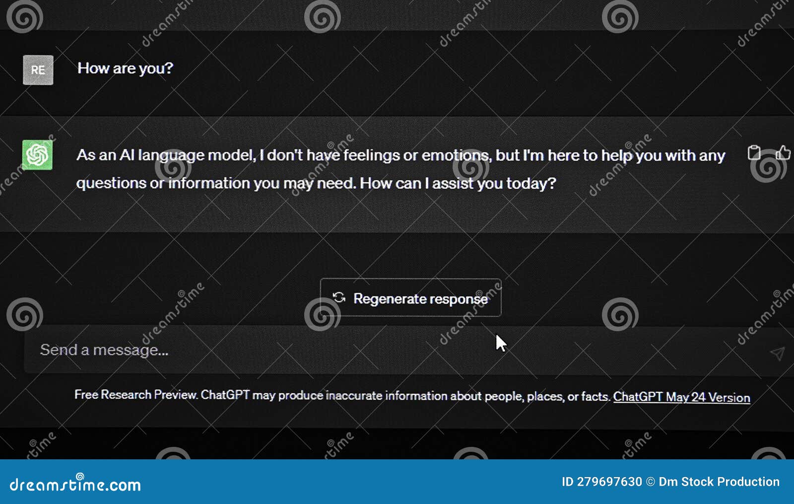 Ask Any Question and Get an Answer from ChatGPT. Editorial Use ...