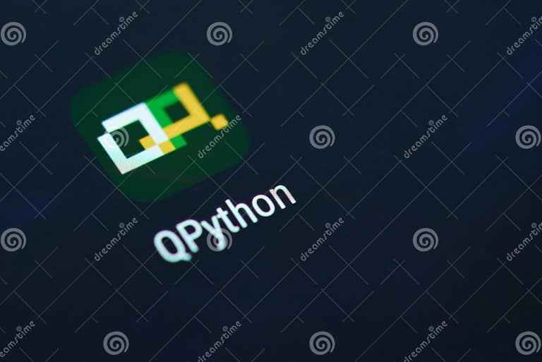 Python Programming Application Icon Editorial Image - Image of python ...