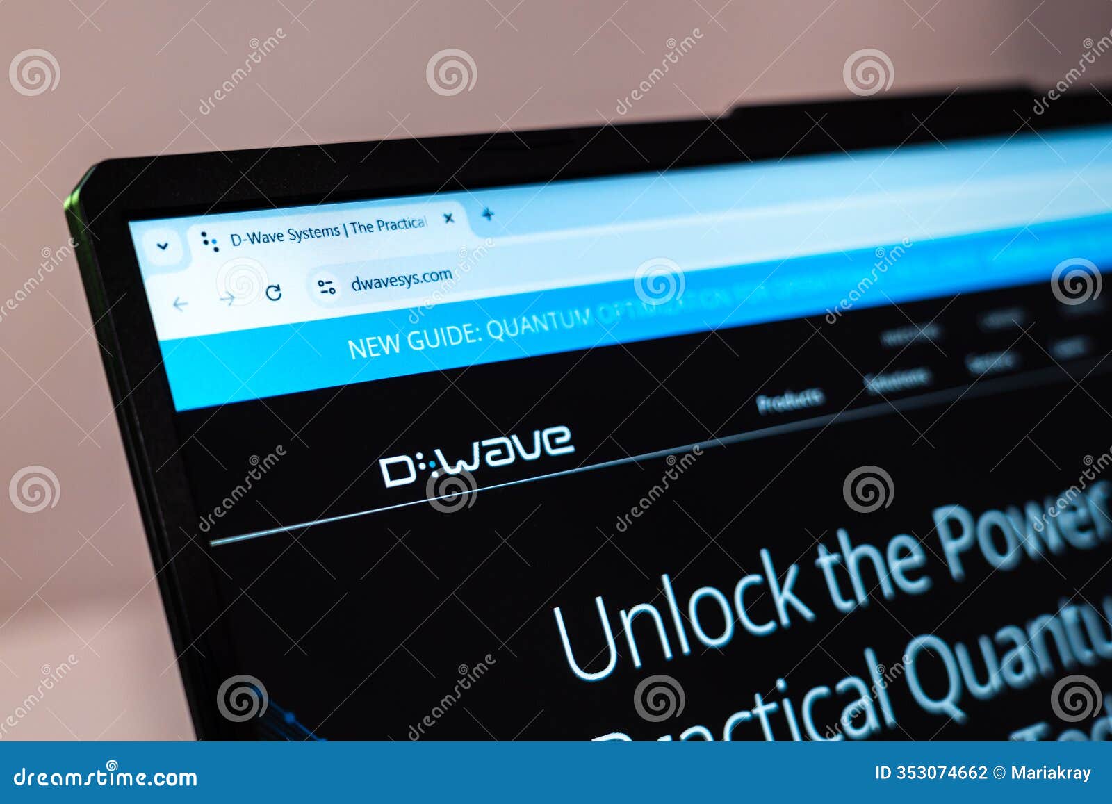 New York, USA - January 01, 2025: D-Wave Quantum Computing Technology ...