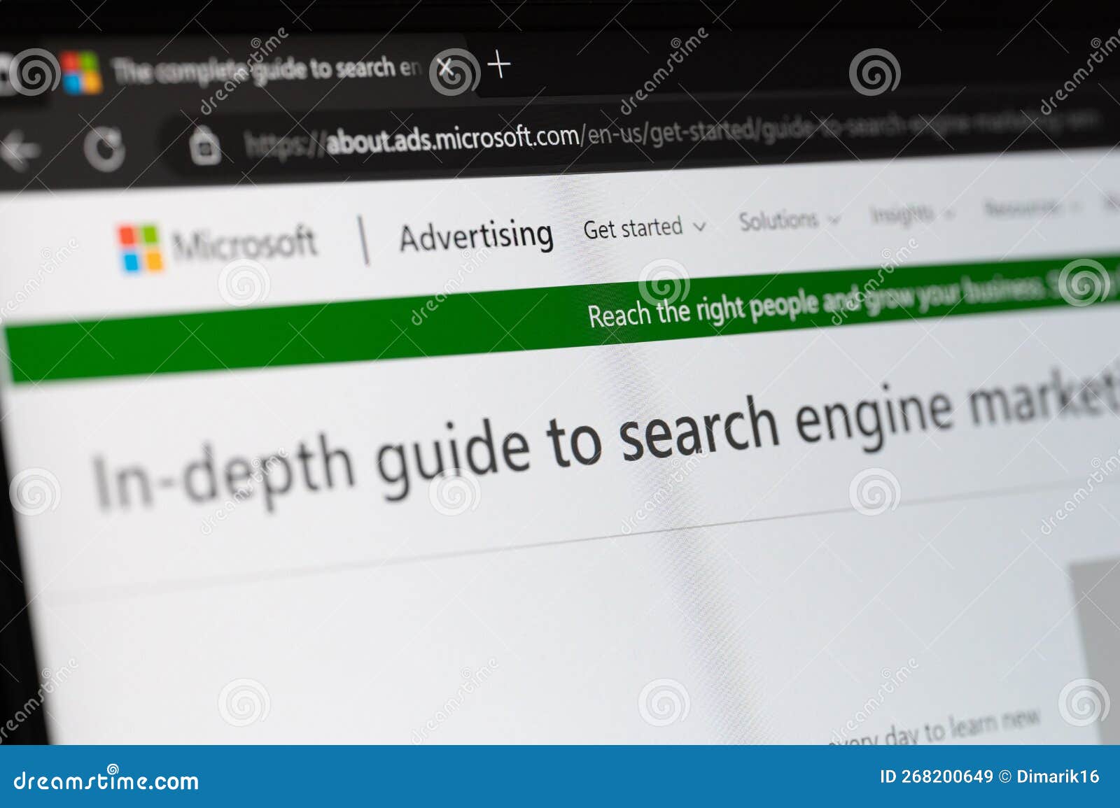 Search engine of Microsoft editorial stock image. Image of popular ...