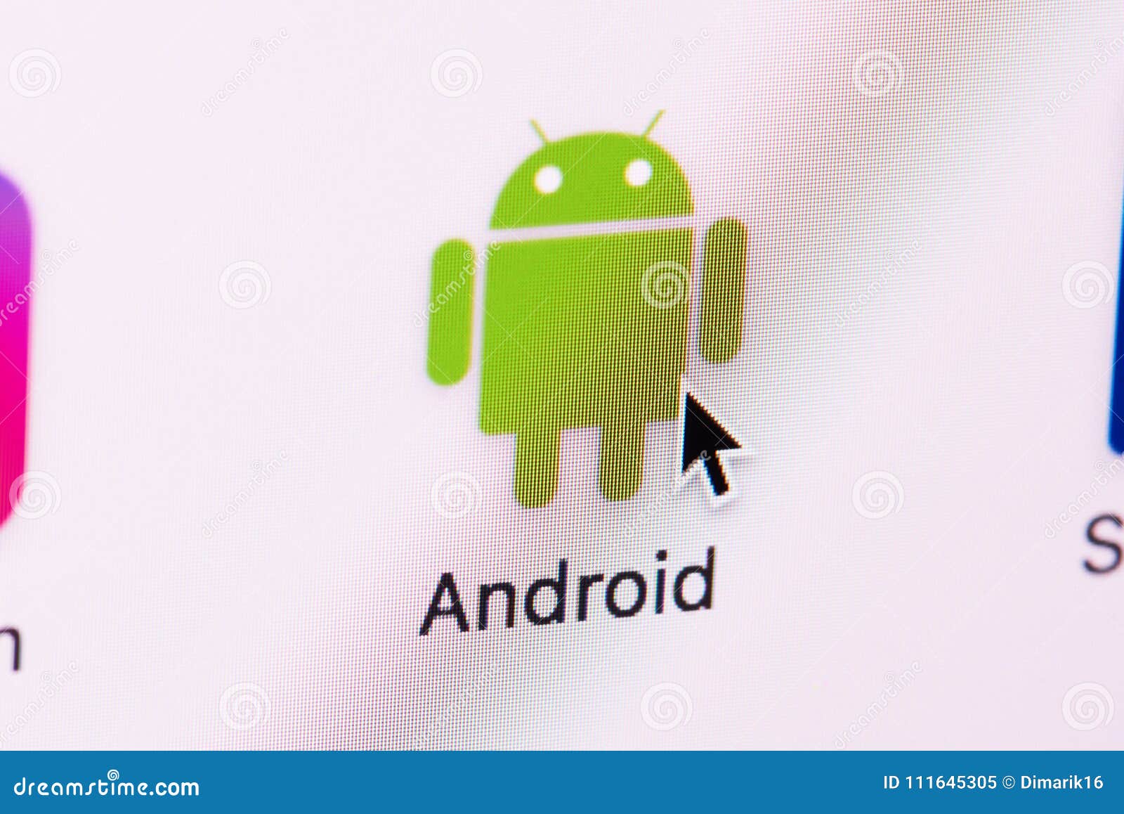 Opening Android web page editorial image. Image of information - 111645305