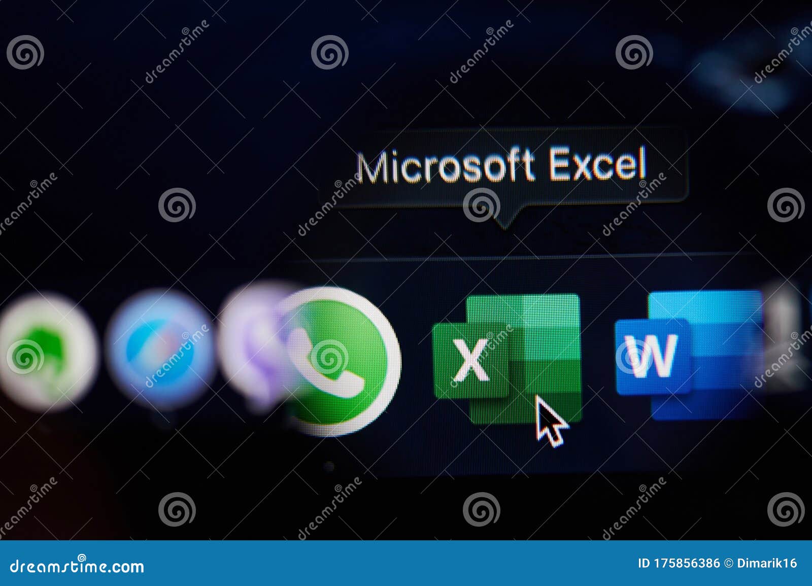 Starting Microsoft Office Excel Program Editorial Photo - Image of ...