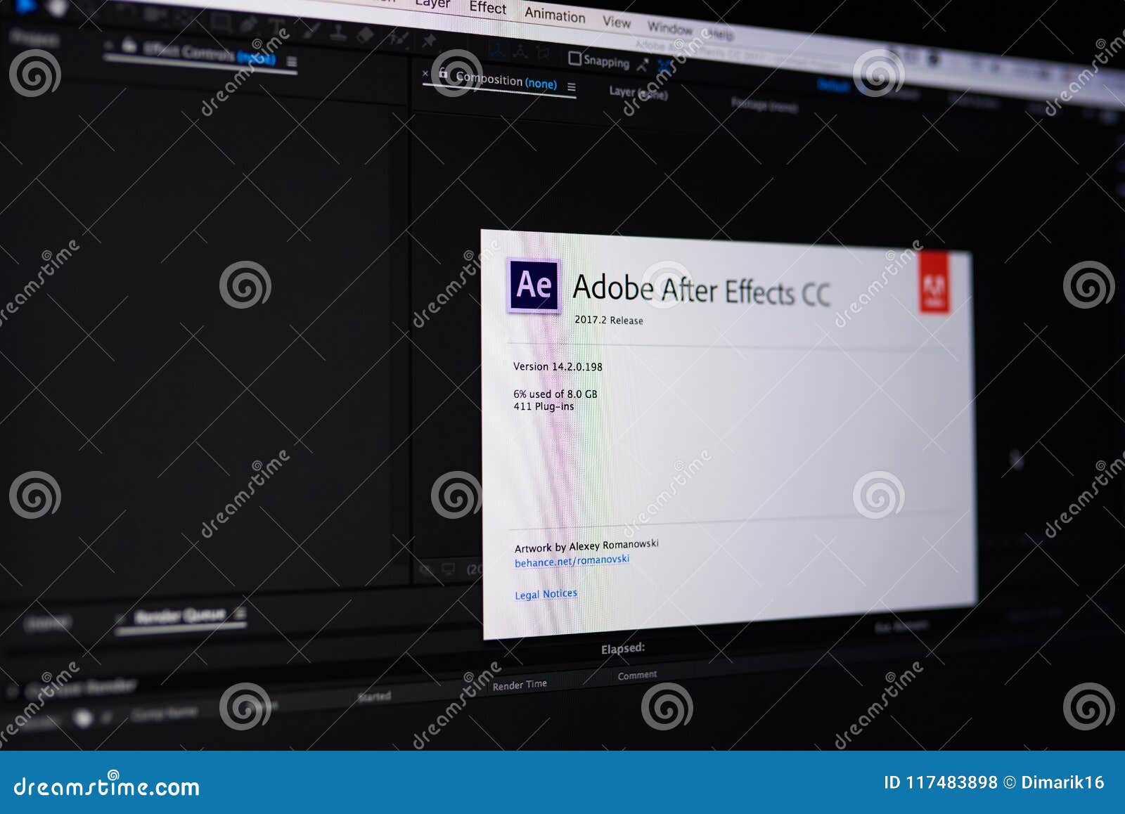 Adobe after effect menu editorial stock photo. Image of business ...