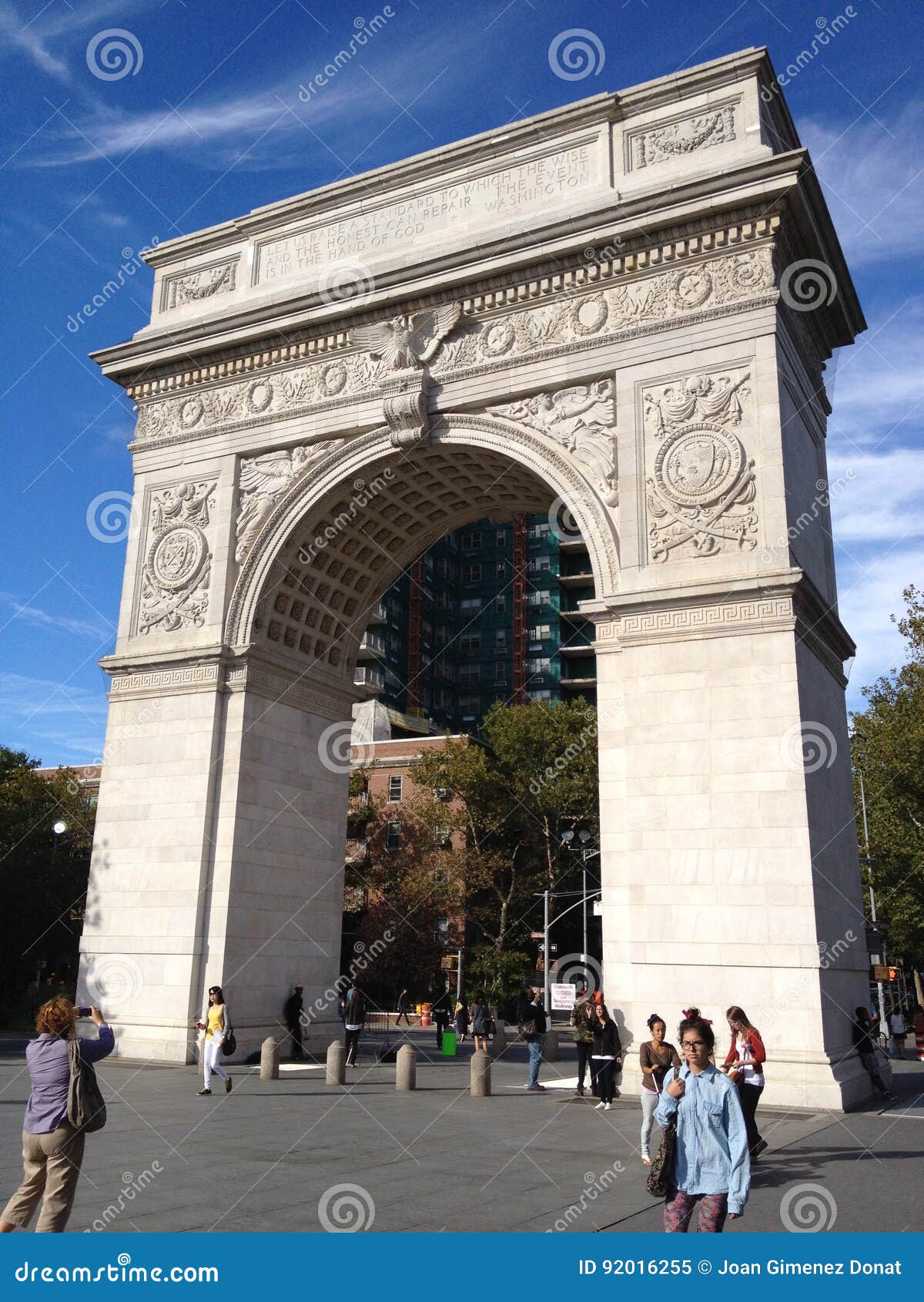 New York Washington Square Park Editorial Image - Image of washington ...