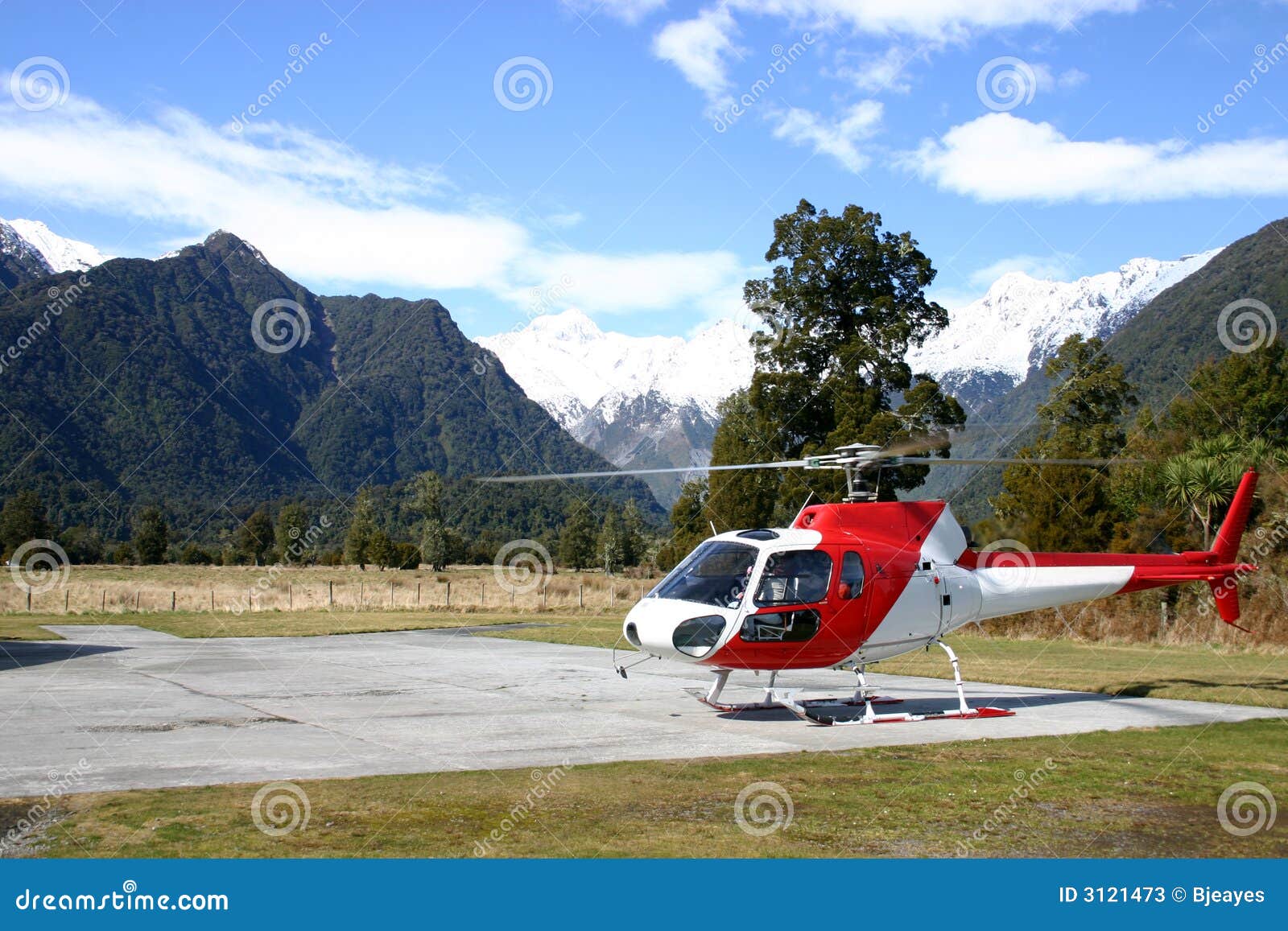 New Zealand Helicopter stock image. Image of zealand, landing - 3121473