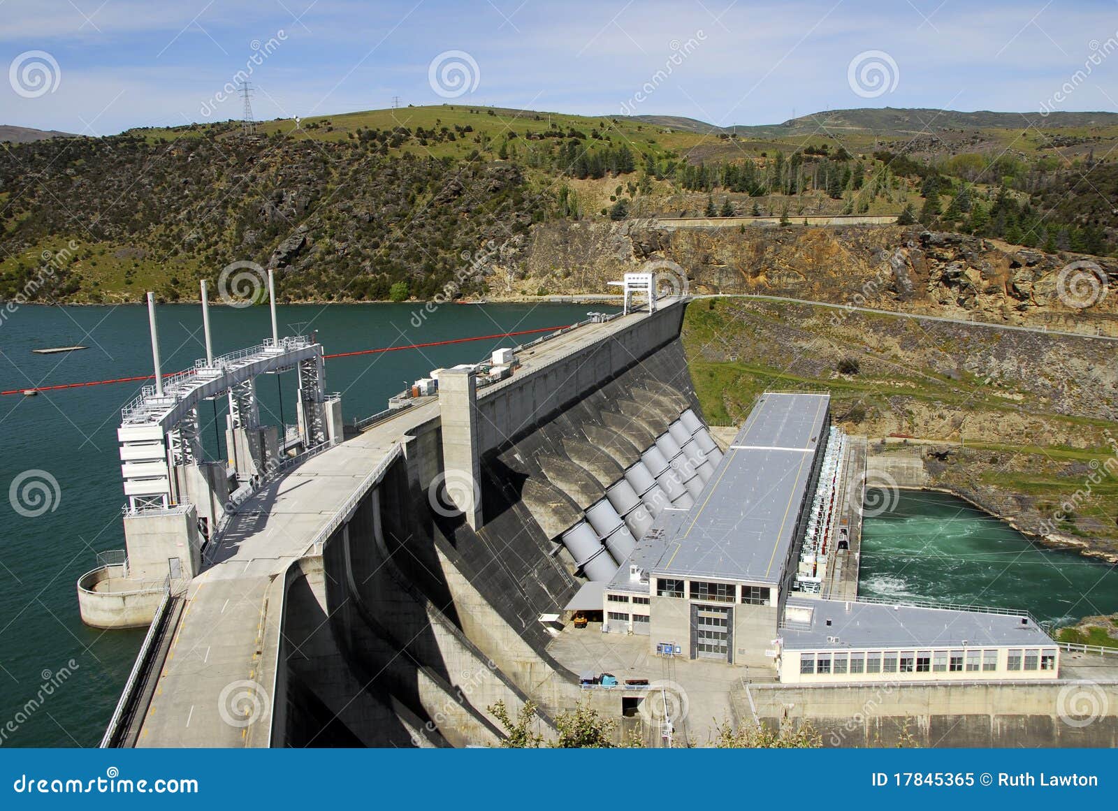 New Zealand Hydro Power Station Stock Image - Image of station ...