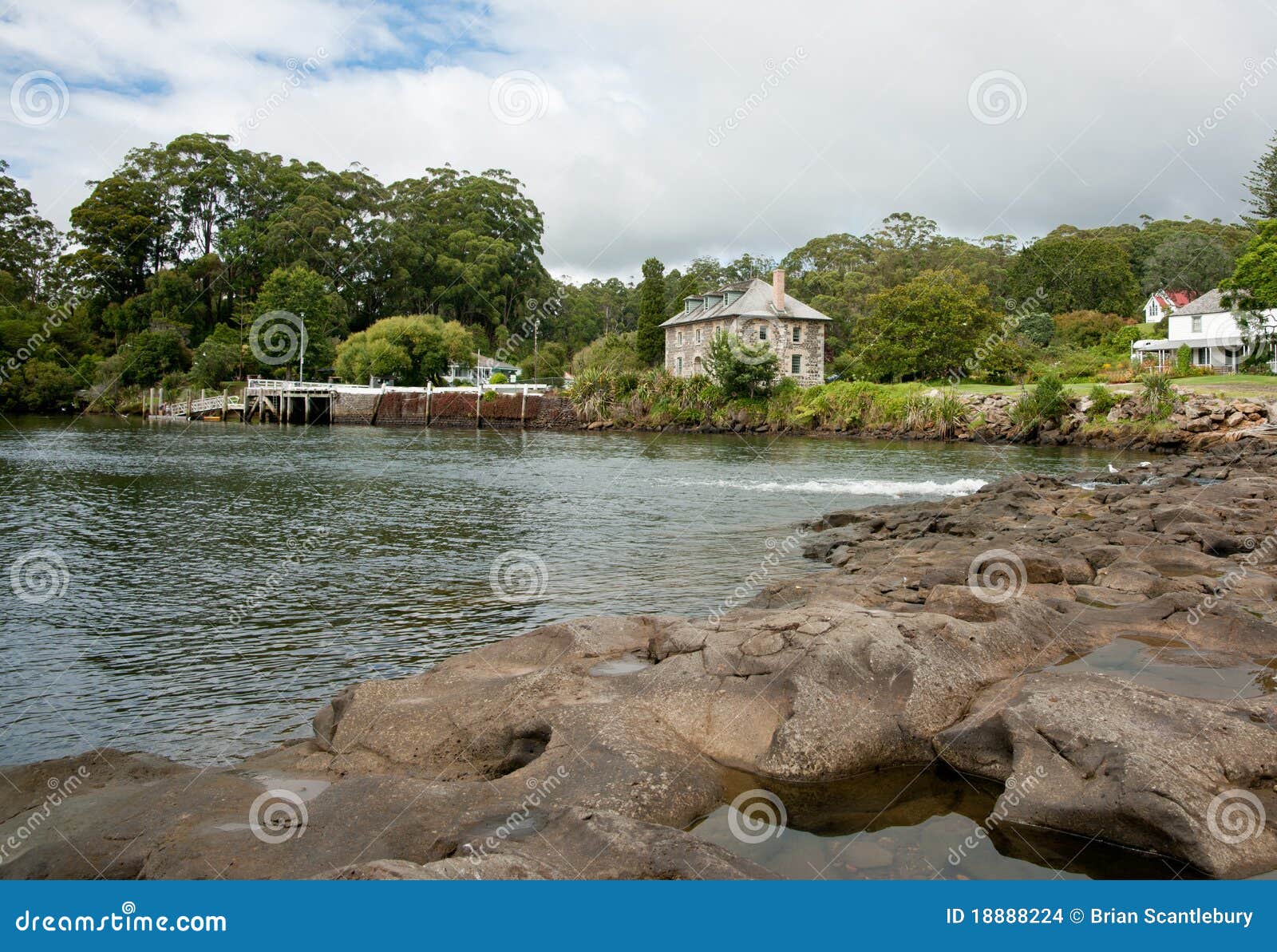 New Zealand, Kerikeri River. Stock Photo - Image of north, rock: 18888224