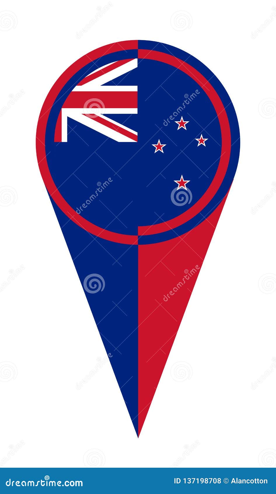 New Zealand Map Pointer Location Flag Stock Vector - Illustration of ... New Zealand Map Pointer Location Flag Stock Vector - Illustration of ...
