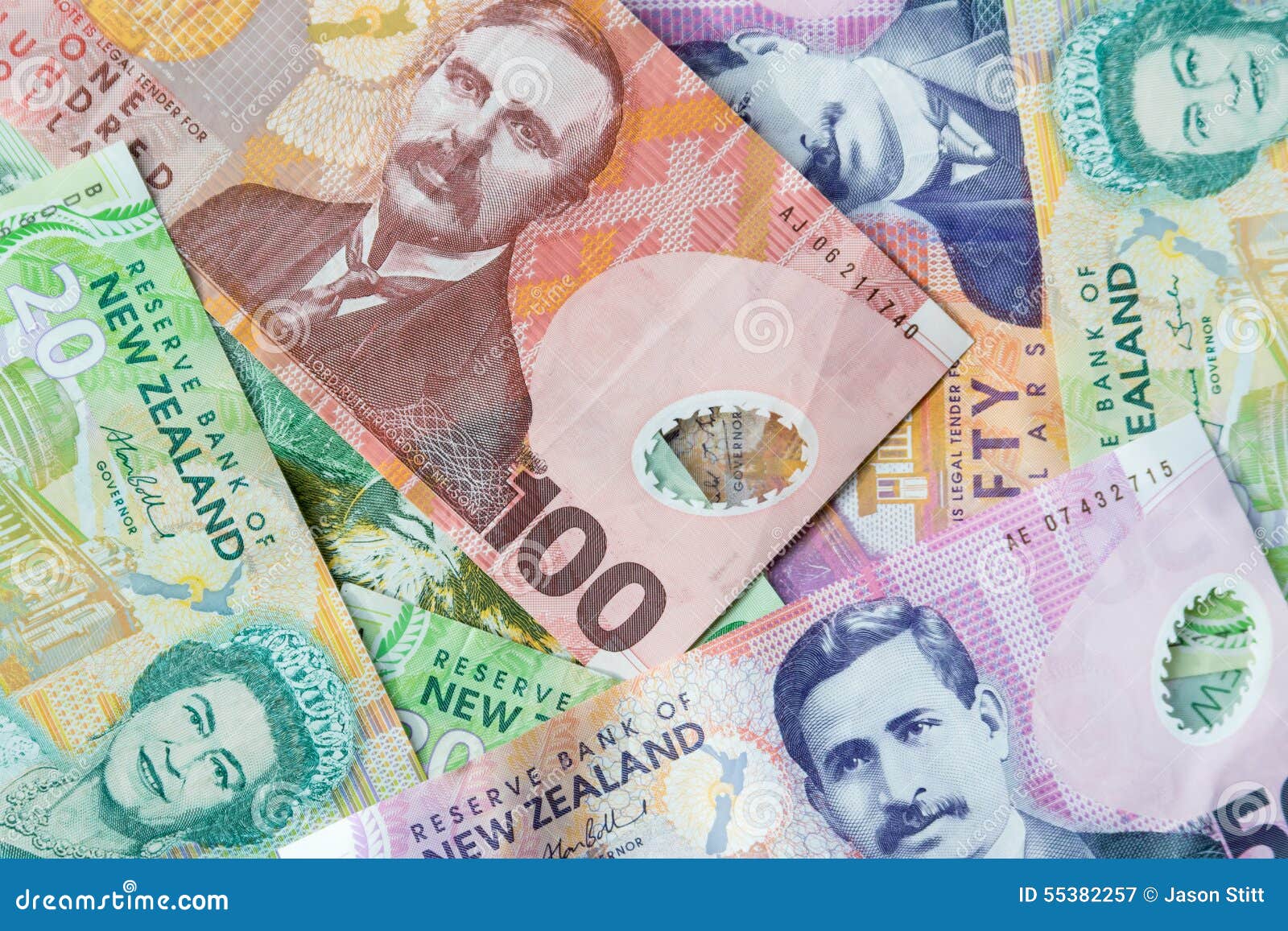 New Zealand Money stock image. Image of cash, change - 55382257