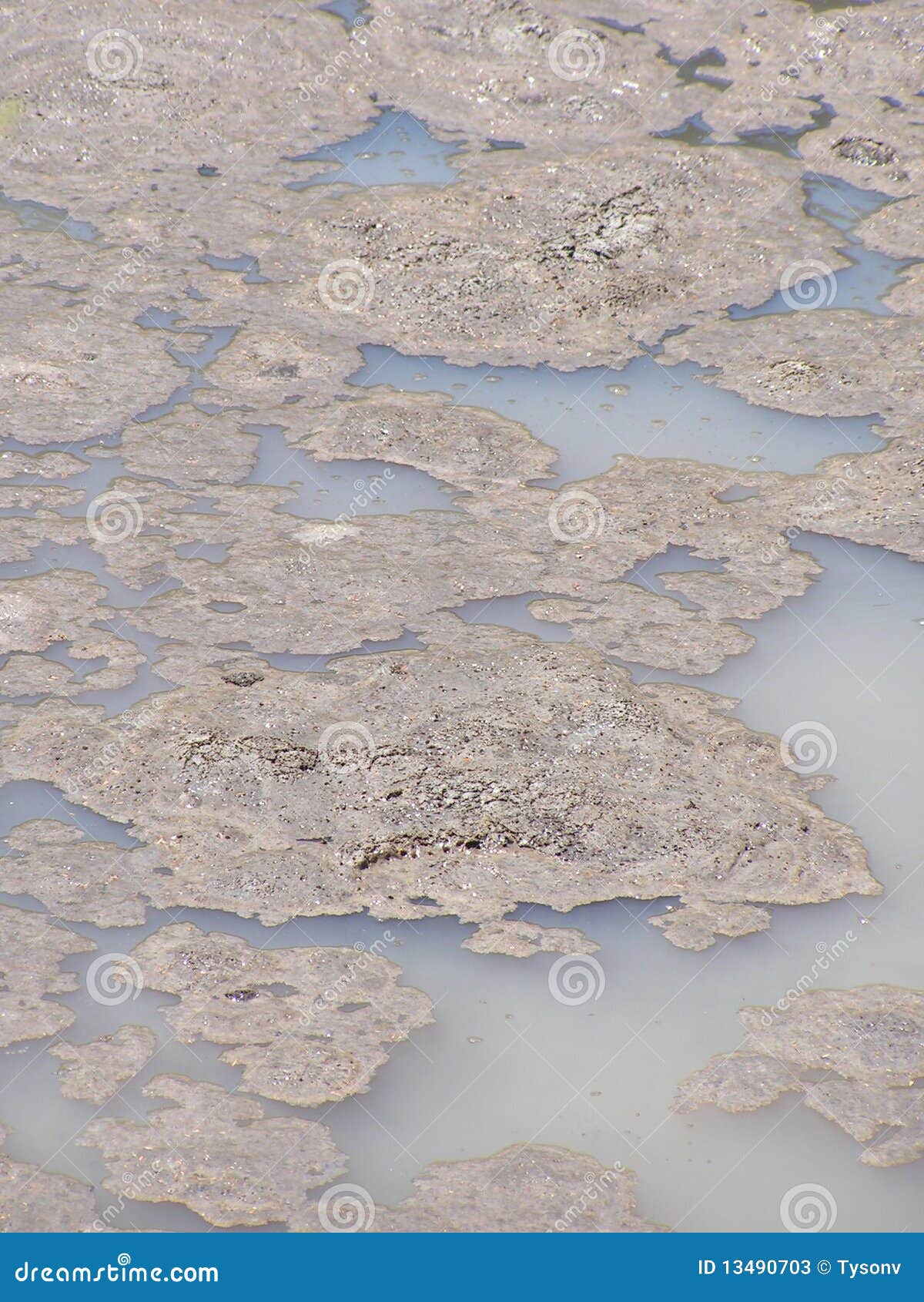 New Zealand mud pot stock image. Image of heat, bubbling - 13490703